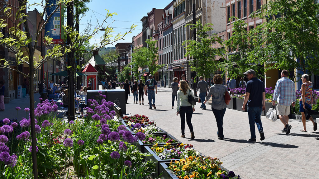 Ithaca Commons - Fisher Associates Landscape Architecture Studio