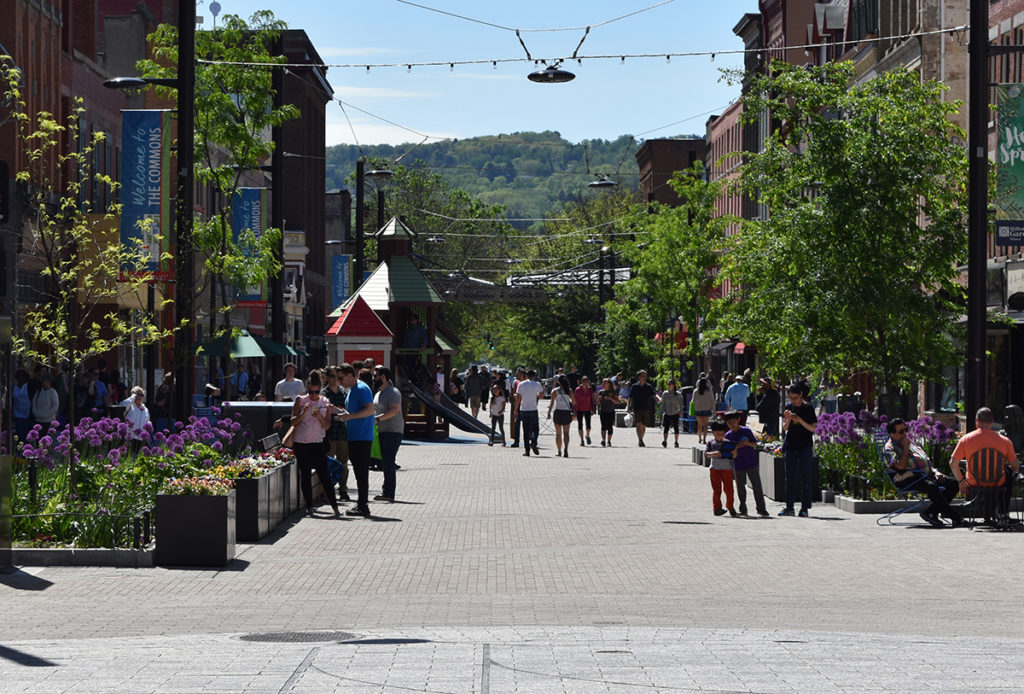 Ithaca Commons - Fisher Associates Landscape Architecture Studio